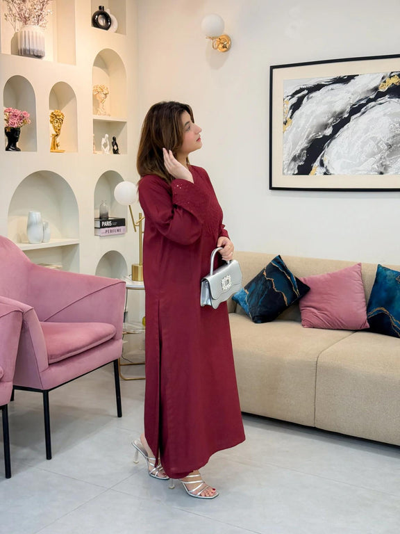 ANGEL MEHROON SET – Stitch Closet